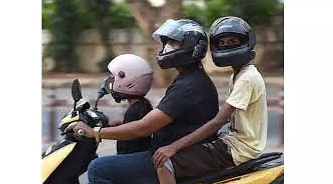 Pillion Riders must wear Helmets: Guwahati Traffic Police