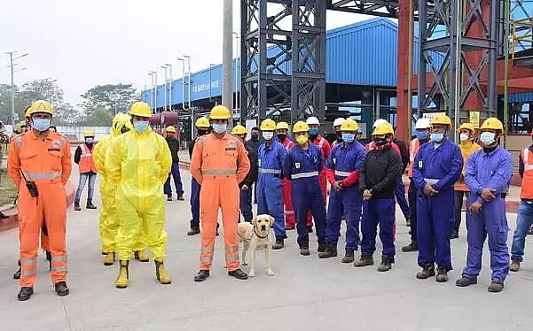 Oil India Limited conducted mock drill at Duliajan