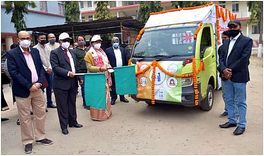 ROB Guwahati organized mobile van rally for Covid awareness