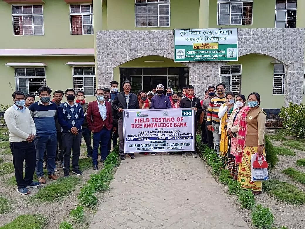 Training sessions held on Rice Knowledge Bank, scientific methods in ...