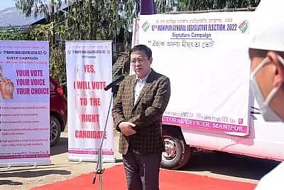 Election Commission launches signature campaign in Manipur