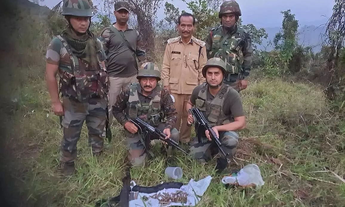 Huge Cache Of Arms And Ammunition Recovered