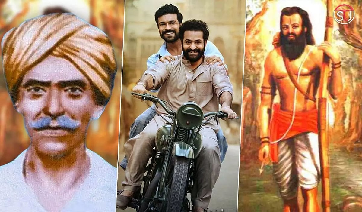 Know About The Real Life Heroes Of 'RRR': Alluri Sitarama Raju and ...