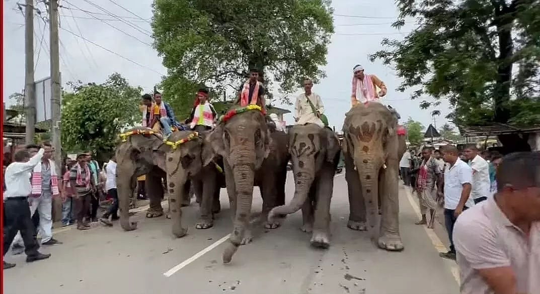 Rongali Bihu celebrated at historic Rang Ghar in Sivasagar