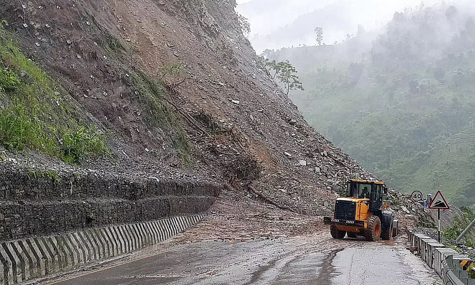 Several Landslides Hit Road, Rail Transport In Assam's Dima Hasao