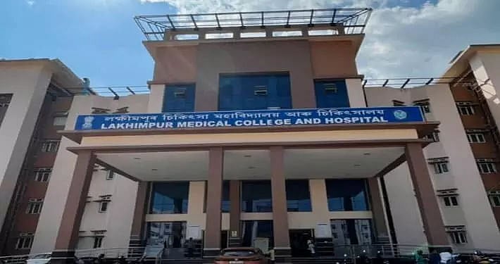 Water penetrates into Lakhimpur Medical College and Hospital building ...