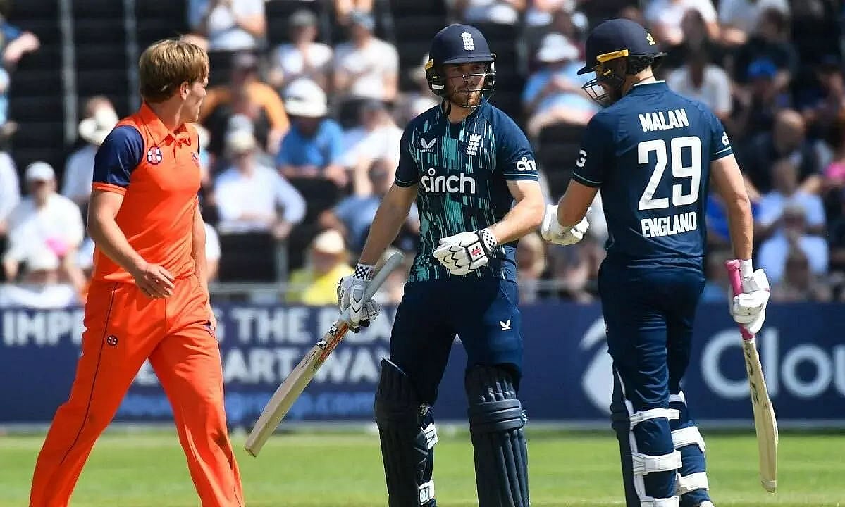 England break record for highest ODI total with 498