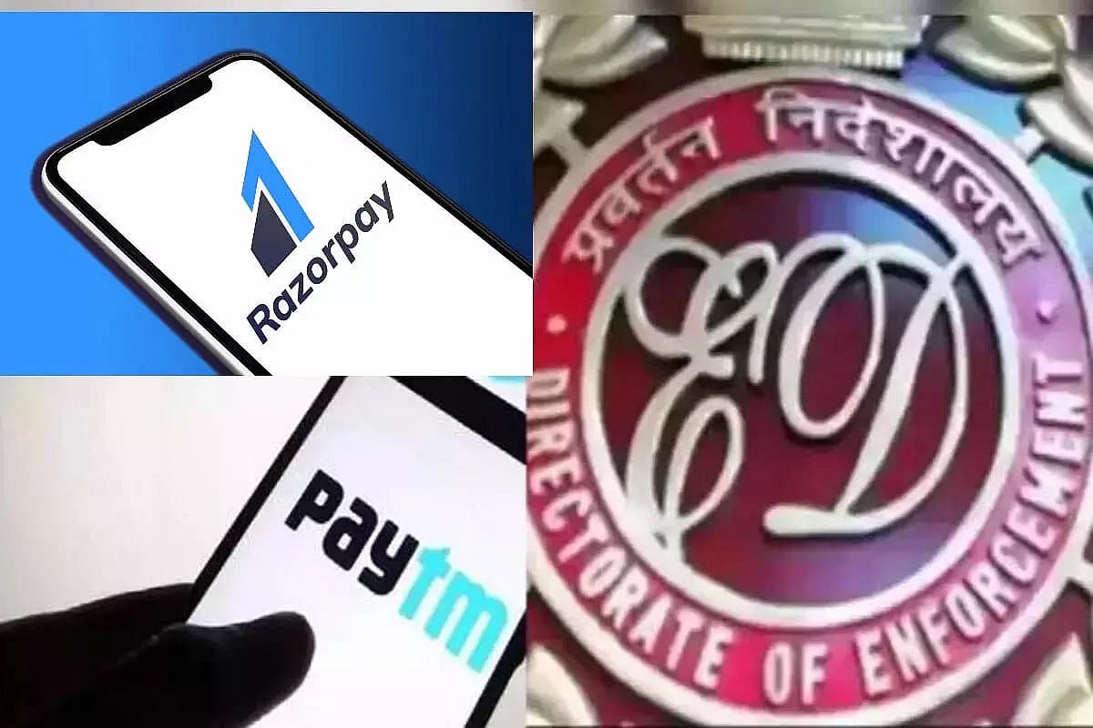 Enforcement Directorate raids PayTM, Razorpay and Cashfree in Chinese ...