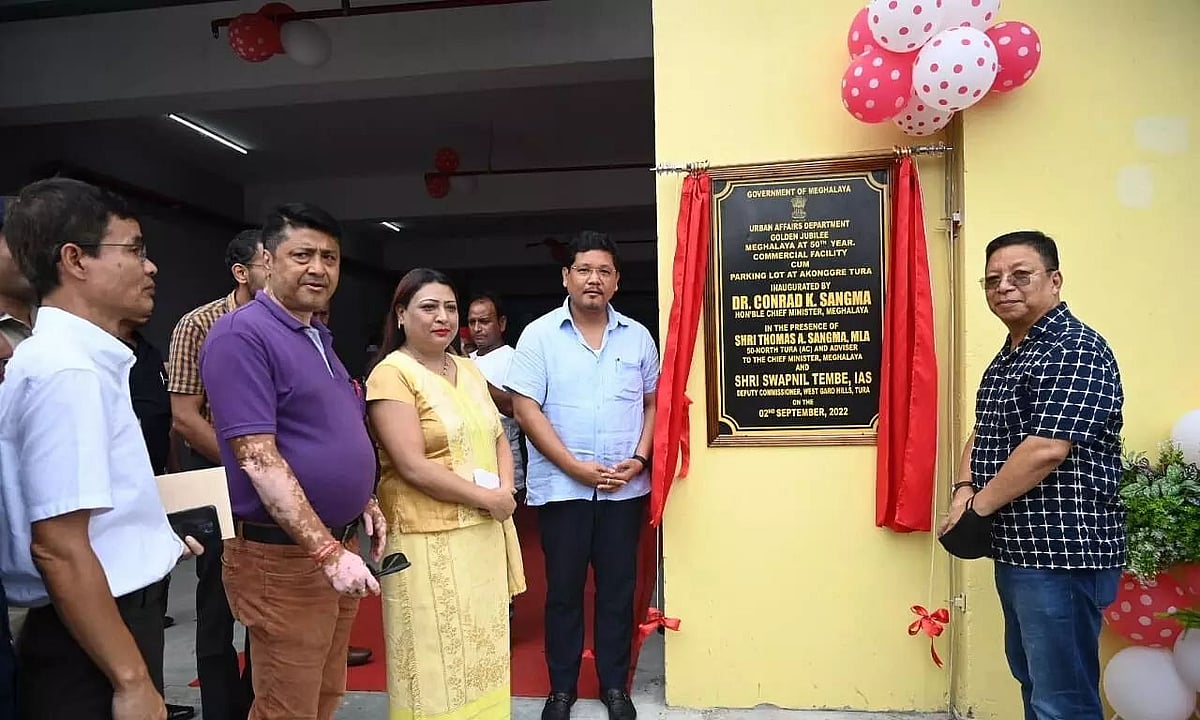 Meghalaya CM Inaugurates Commercial Complex at Tura