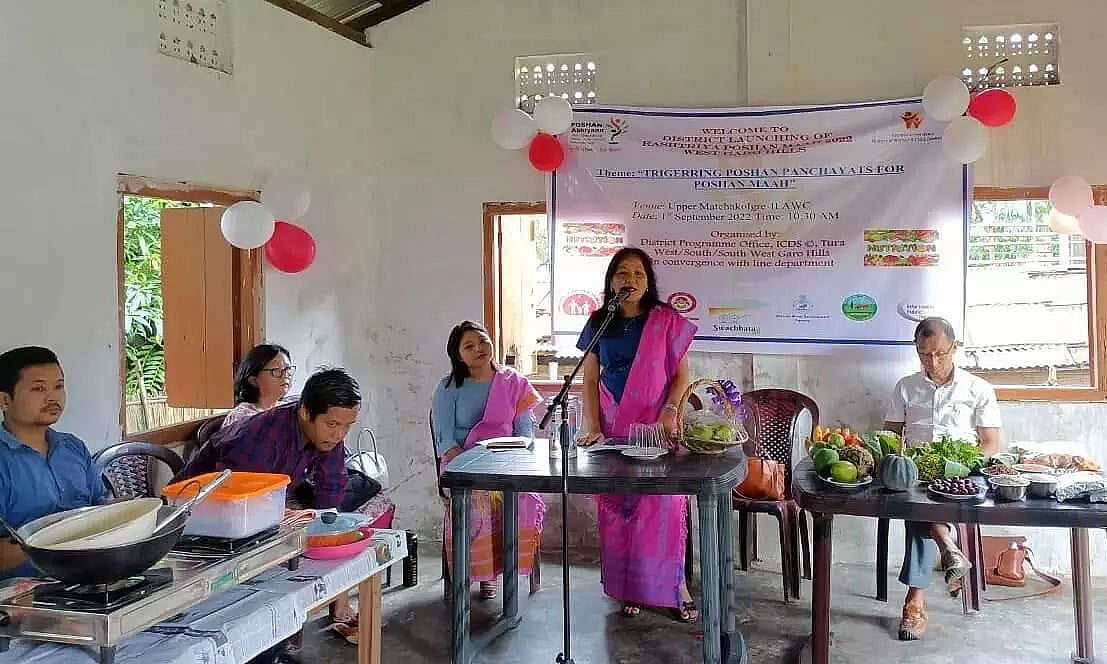 Poshan Maah Launched in West Garo Hills