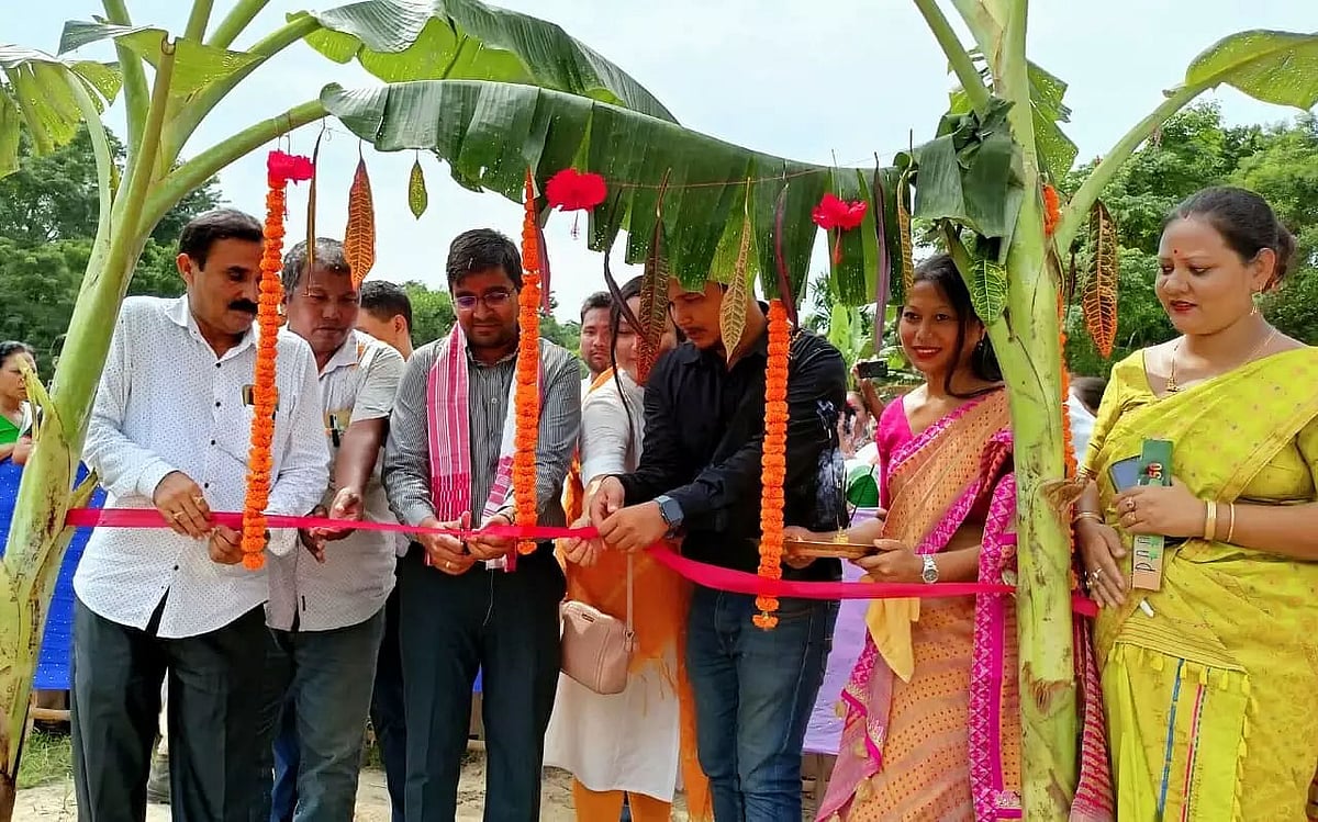 Lakhimpur DC Sumit Sattawan inaugurates two Model Anganwadi Centres