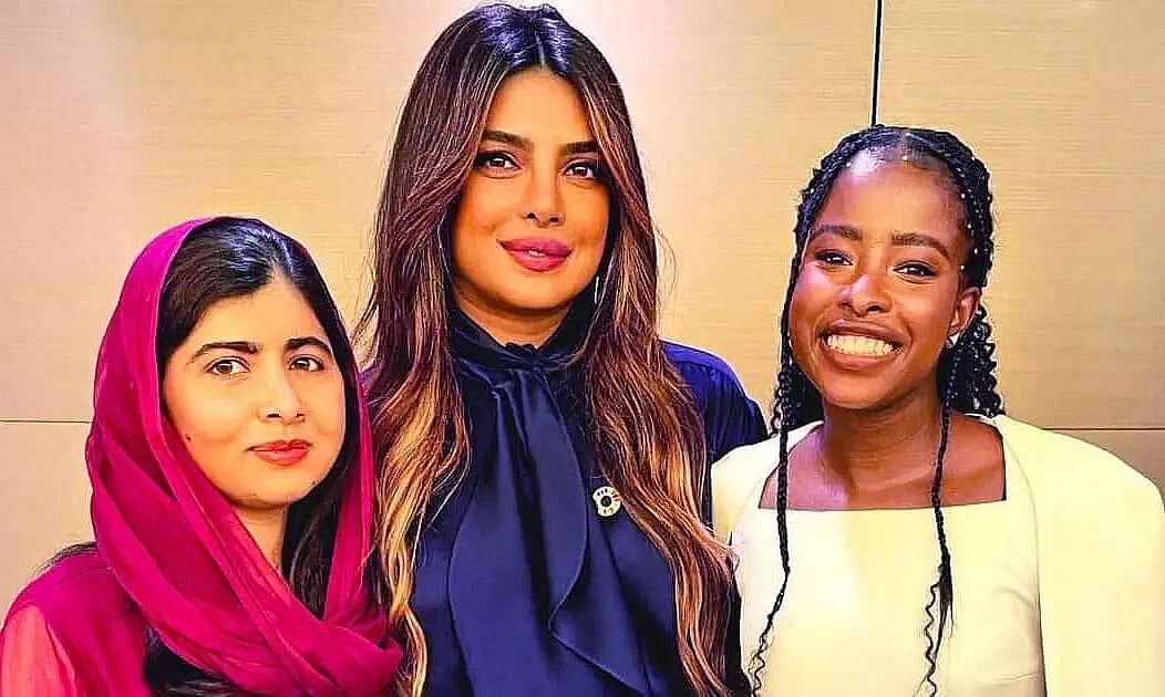 Priyanka Advocates Child Rights, Malala Yousafzai, Amanda Gorman
