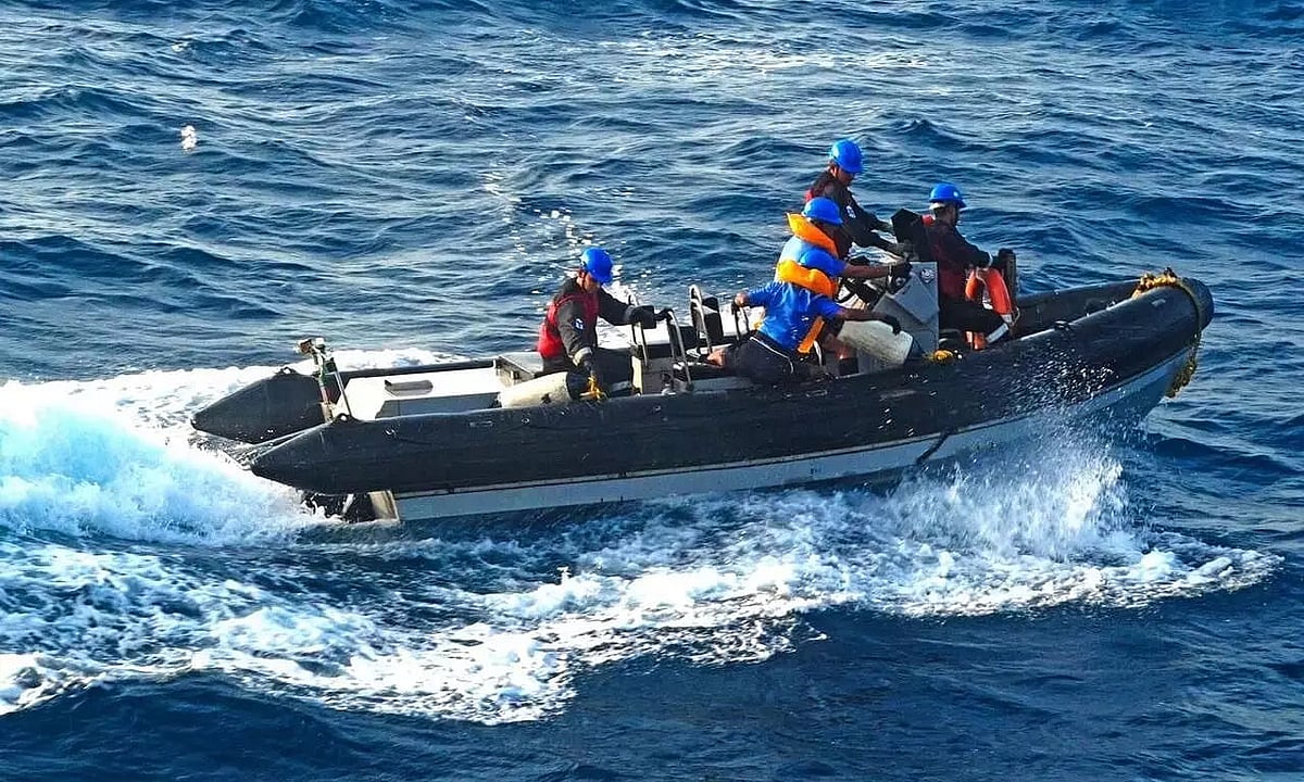 Indian Navy's First Training Squadron arrives at Dubai