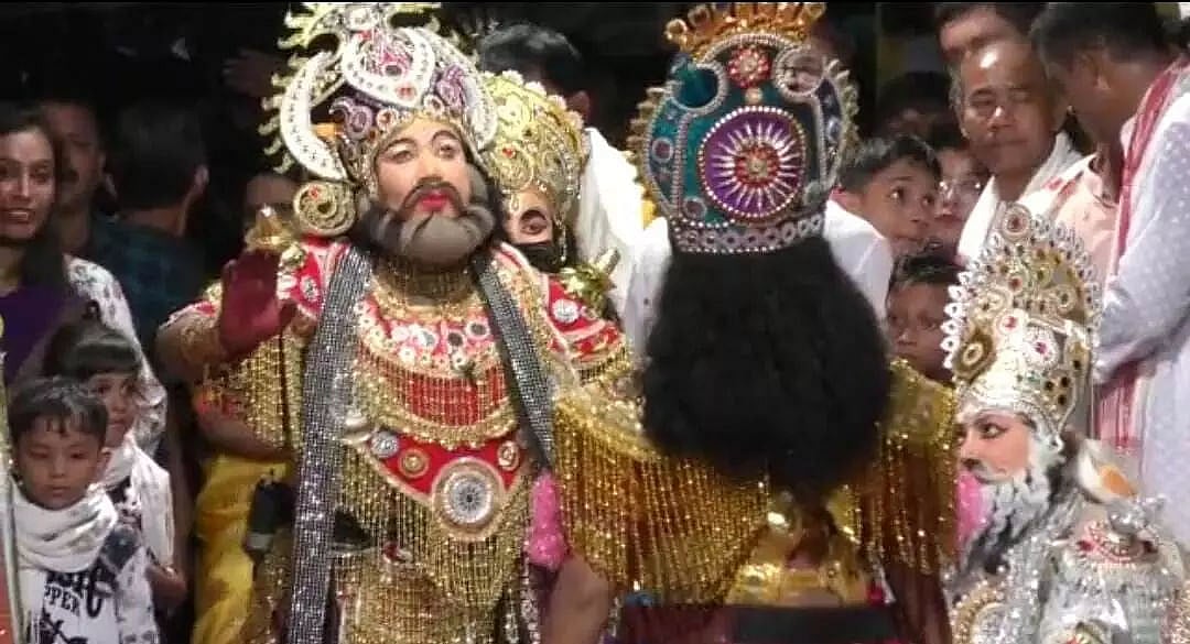Bhaona 'Droupadir Bastra Haran & Yudhishthir Rajarshri Jagya' performed ...