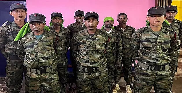 Assam: 9 APLA Cadres Lay Down Arms In Karbi Anglong