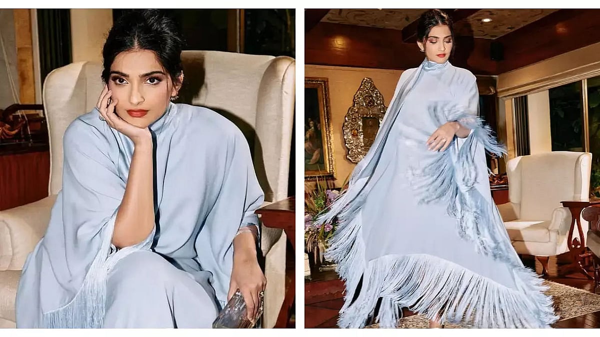 Bollywood actress Sonam Kapoor Ahuja stuns in Taller Marmo fringe dress ...