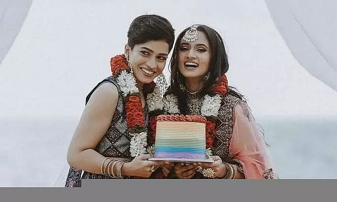 Indian Lesbian Couple Noora And Adhila Pose As Brides 4662