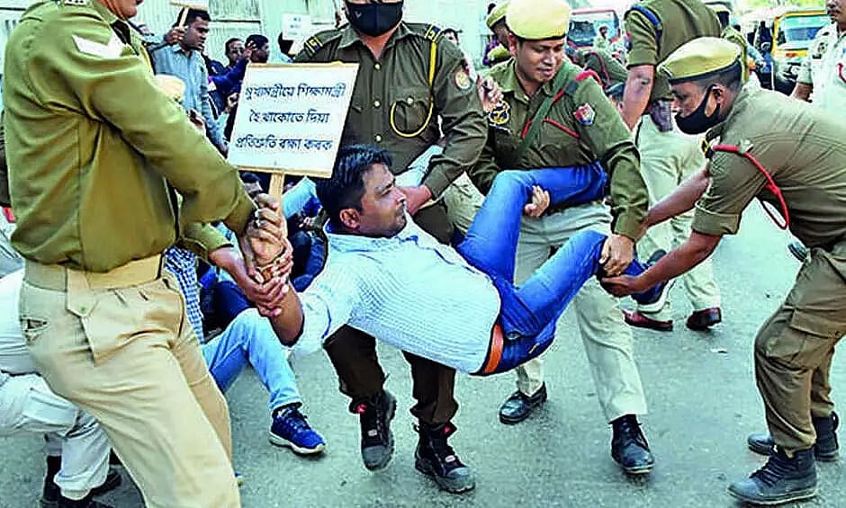500 TET-Qualified Applicants Detained While Participating In Protest March