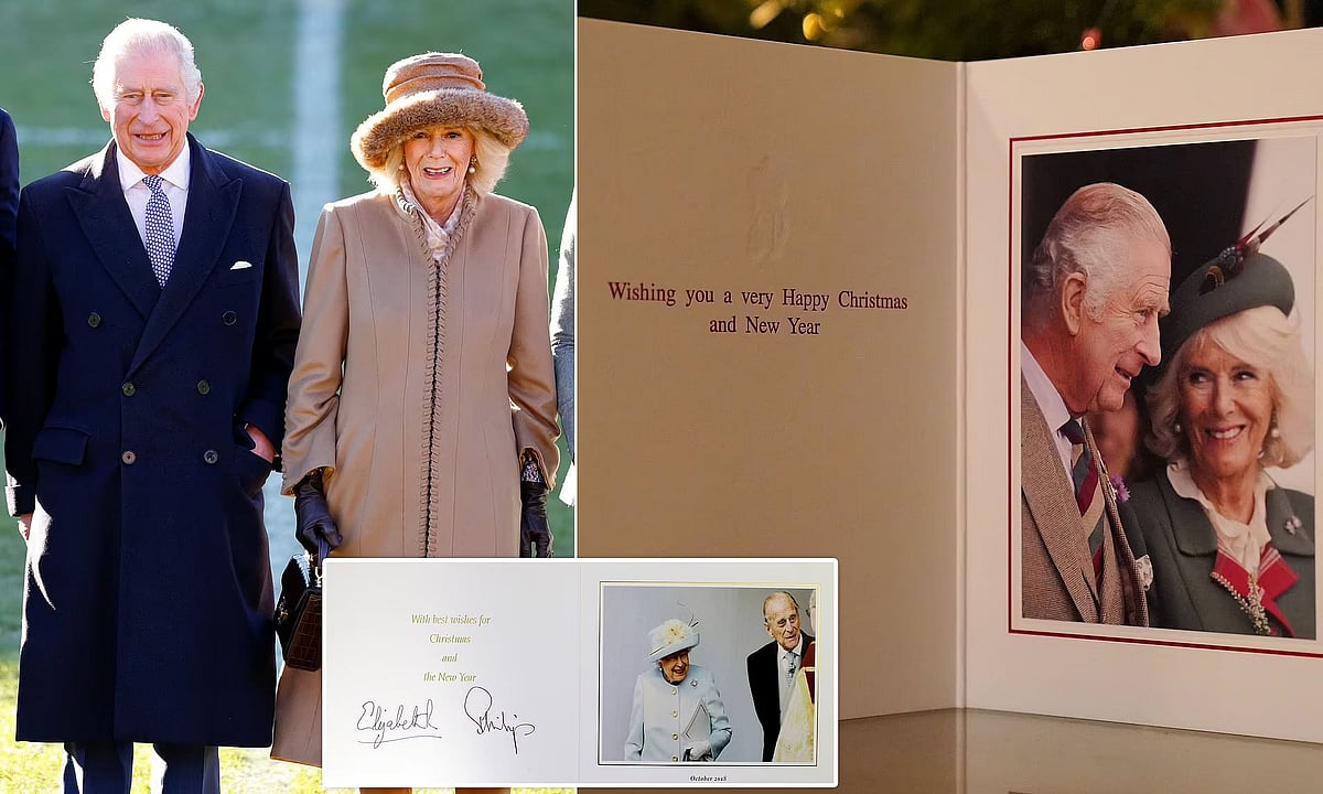 King Charles releases first Christmas card as a monarch