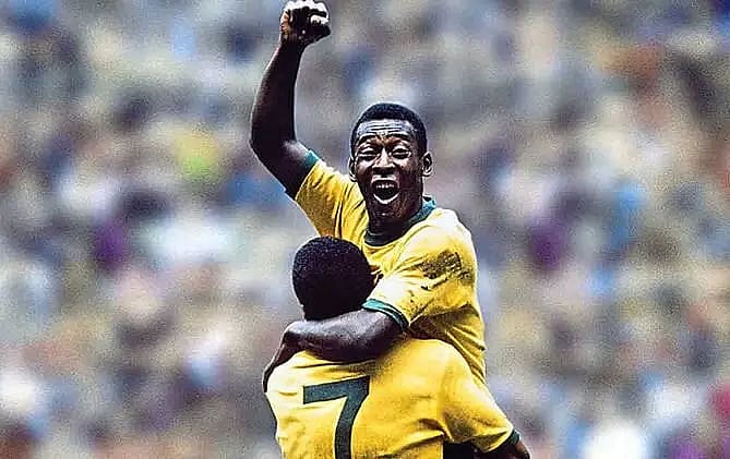 Football legend Pele showing improvement