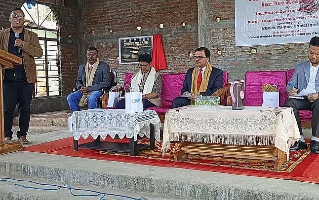 NEHU transforms rural village into honey village in West Garo Hills