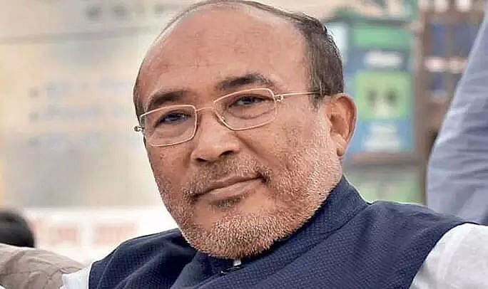 Manipur CM N Biren Singh inaugurates bridge over river Iril