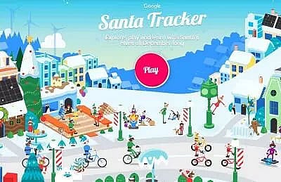 Track Santa's journey with Google's Santa tracker