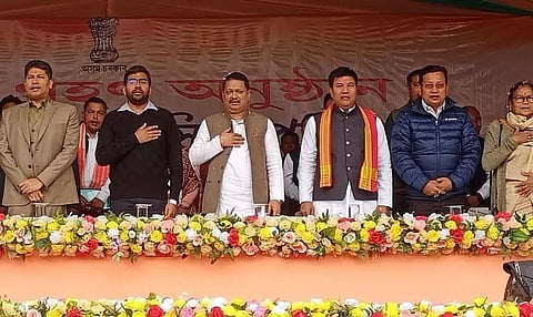 Newly-elected Deori Autonomous Council members take oath in Lakhimpur