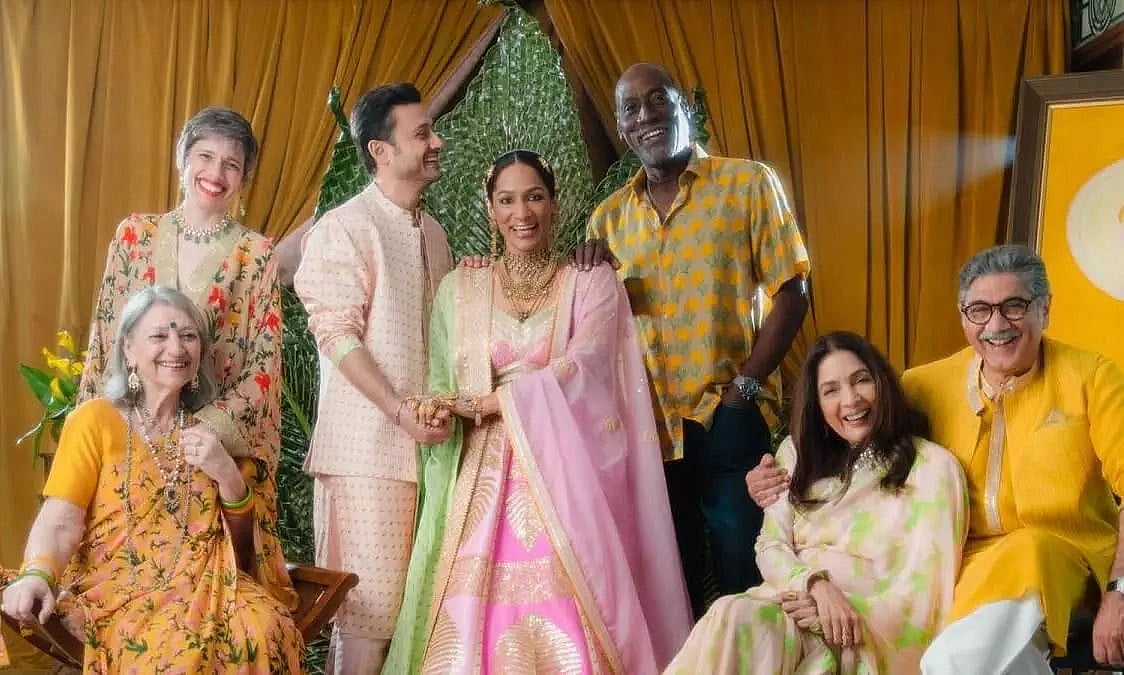Indian fashion designer Masaba Gupta ties the knot with beau Satyadeep