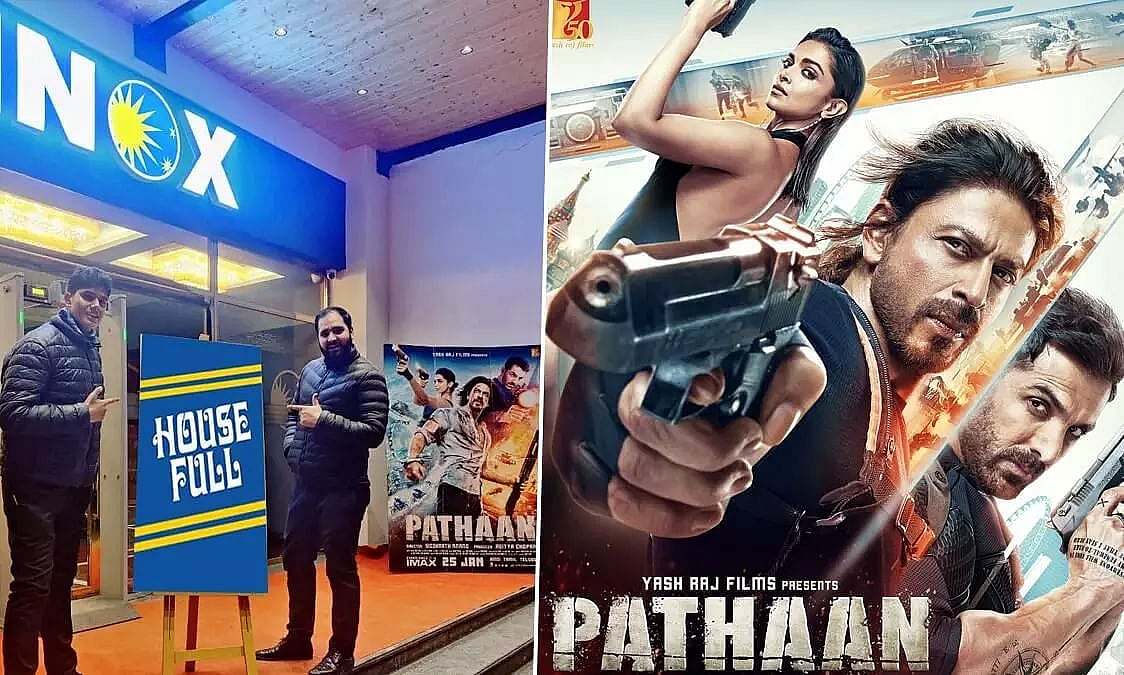 Bollywood movie 'Pathaan' brings housefull boards back in Kashmir ...