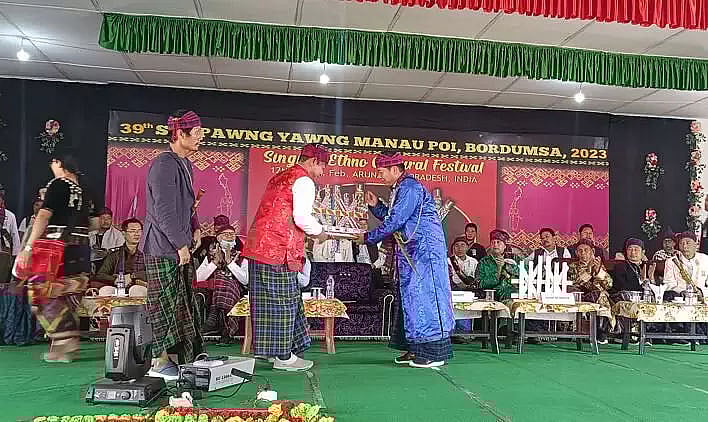 39th Shapawng Yawng Manau Poi celebrated at Bordumsa Heritage Centre