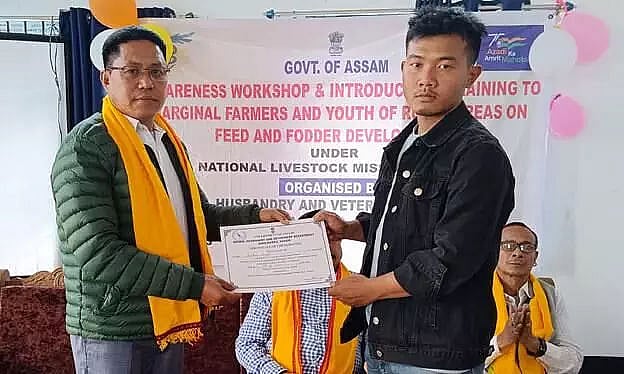 Workshop and training on feed and fodder development in Halflong