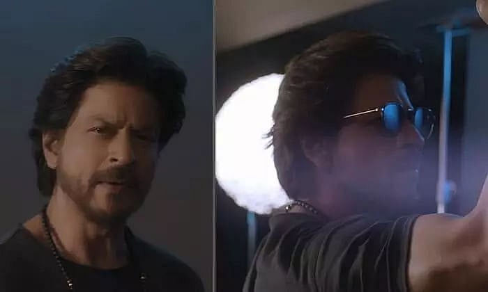 Bollywood superstar SRK flaunts his biceps to announce ‘Pathaan’ OTT ...