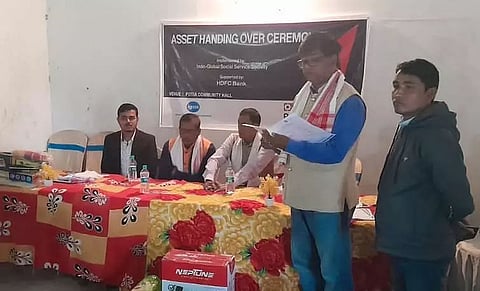 Asset handing over ceremony by IGSSS held in Lakhimpur