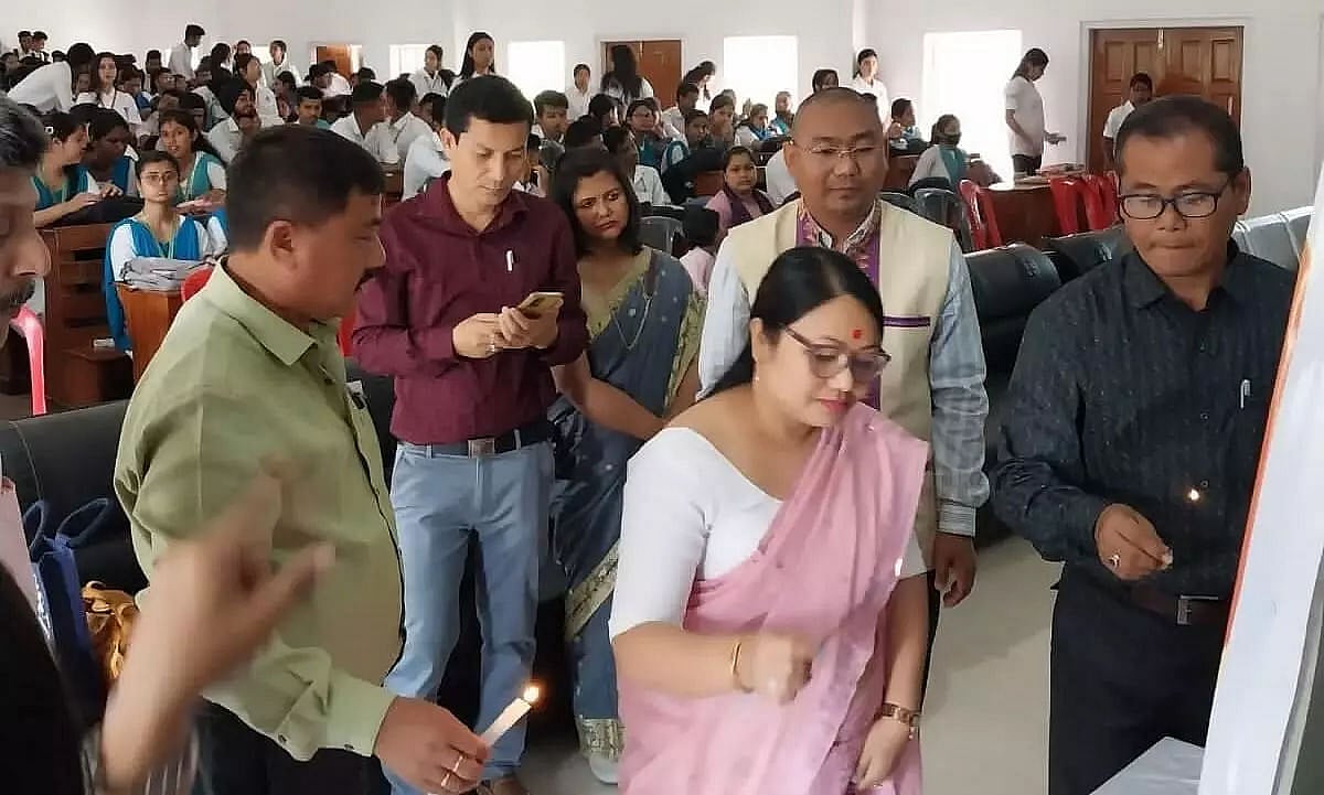 Nowgong College celebrates Chatra Divas as a mark of respect of Bodo ...