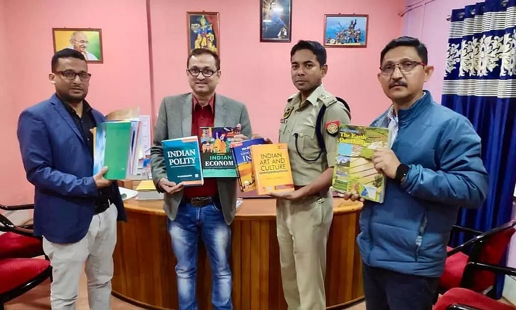 Assam DGP Gyanendra Pratap Singh donates books to Gargaon College