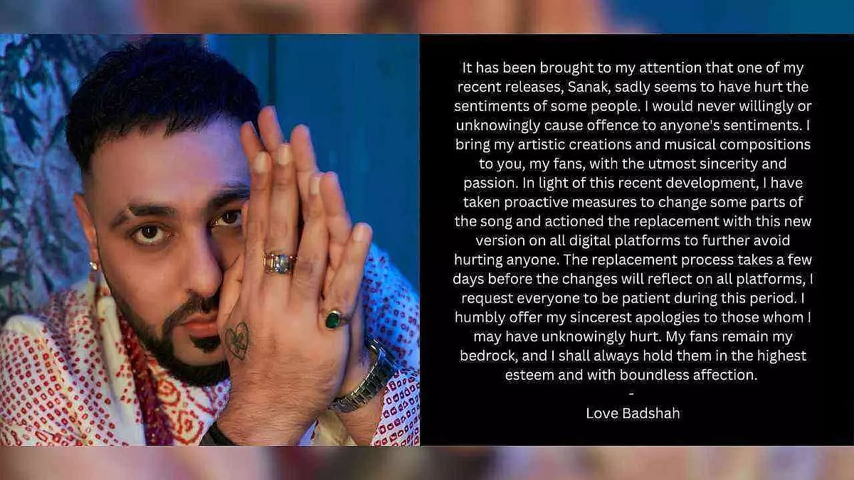 Singer-rapper Badshah issues apology for using Lord Shiva's name in Sanak
