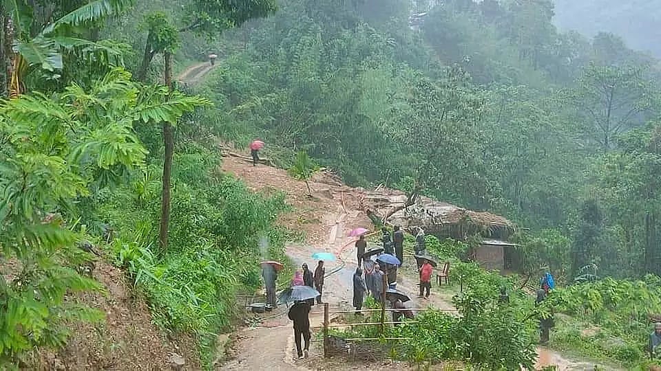 Dima Hasao Autonomous Council CEM Debolal Gorlosa visits storm-affected ...