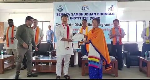 Certificates distributed to pass-out students of Sengya Sambudhan ...
