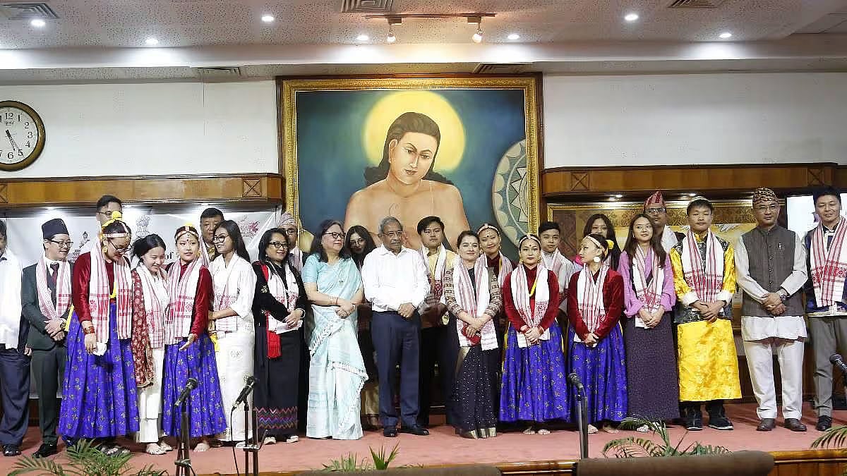 Raj Bhavan Assam celebrates statehood day of Sikkim at Durbar Hall