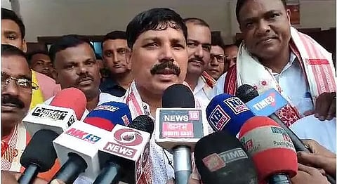 Bhabesh Kalita Attends a Meeting of South Salmara Mankachar District ...