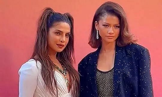 Actor Priyanka Chopra bonds with Zendaya in Rome