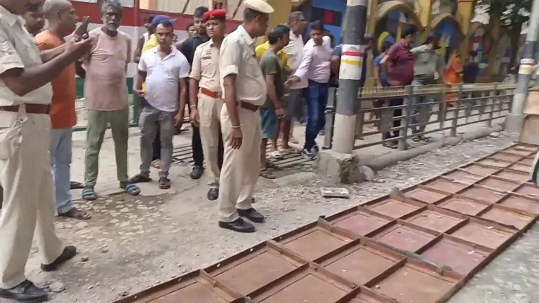 Guwahati: Iron Shuttering of Maligaon Flyover Collapsed, Injured Two ...