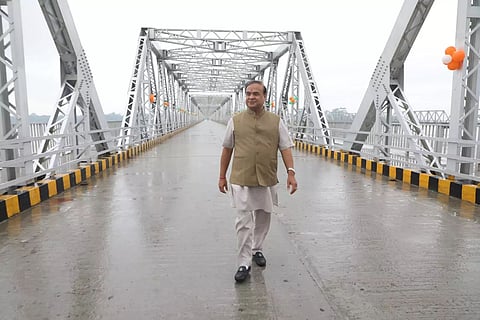 Assam: CM Himanta Biswa Sarma Inaugurates bridge connecting Golokganj ...