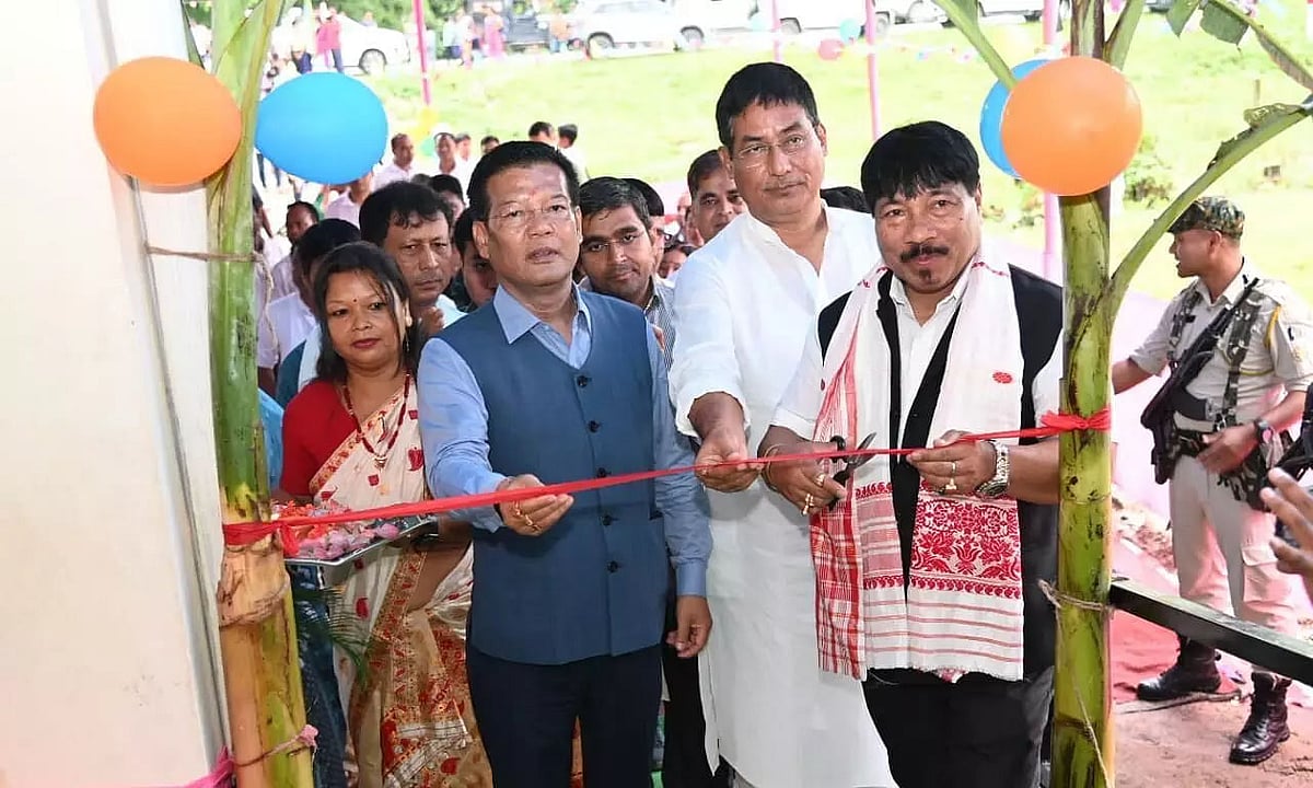 Atul Bora inaugurates State-run CBSE curriculum Adarsh Vidyalaya at ...