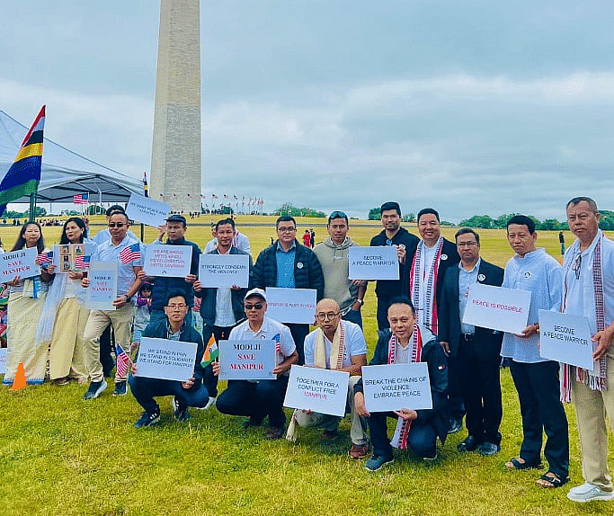 Manipur Violence: Meitei Community Staged Protest in US Amid Modi’s Visit