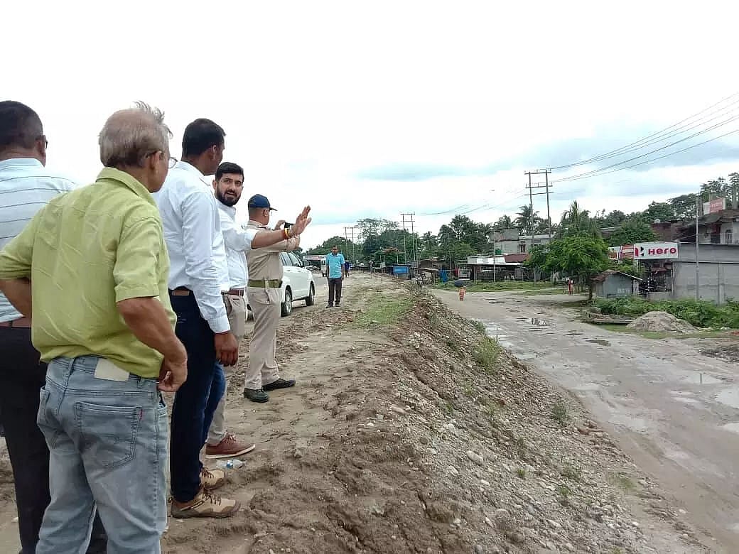 Road Safety Committee visits under-construction National Highway15