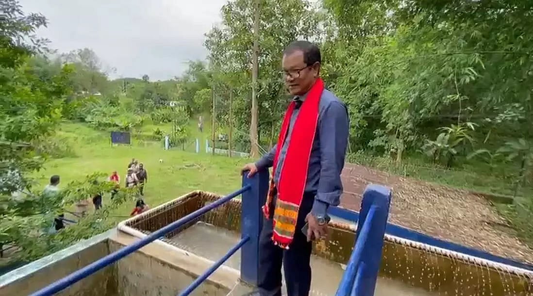 MLA of Bokajan Numal Momin inspected projects under Jal Jeevan Mission