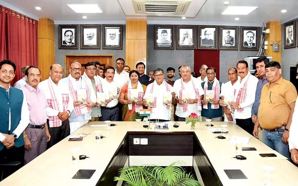 Governor Gulab Chand Kataria releases book on Assam tea industry