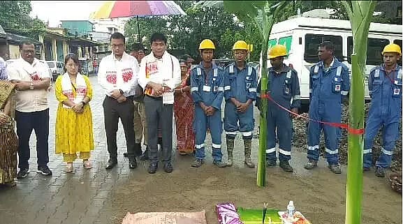 Digboi Municipal Board Lays Foundations of New Vehicle Stand